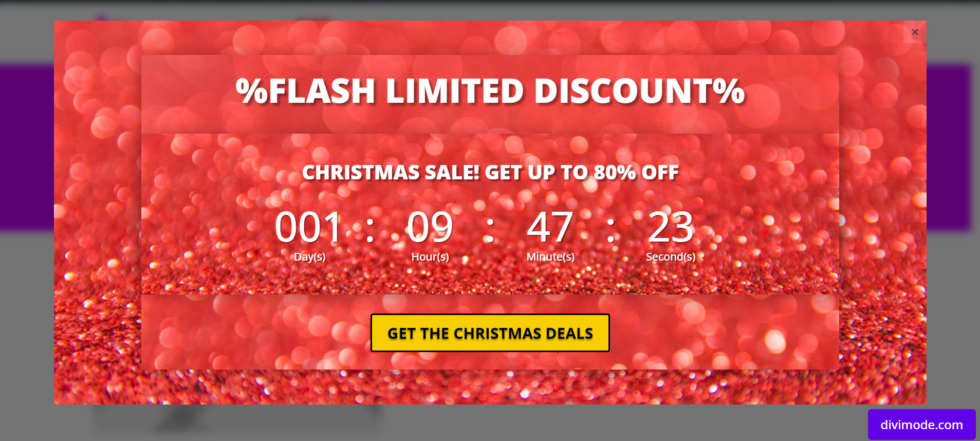 How to Create a Countdown Popup in Divi | Divimode