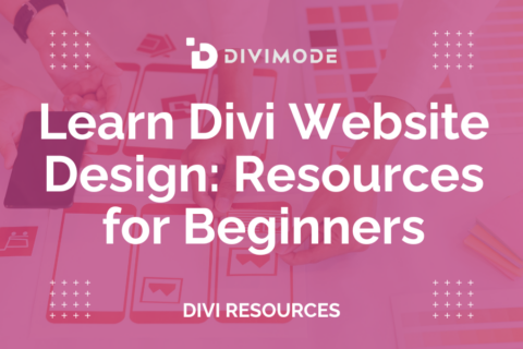 How to Learn Divi Website Design: Resources for Beginners | Divimode