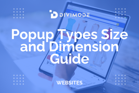 The Complete Popup Types Size and Dimension Guide | Divimode
