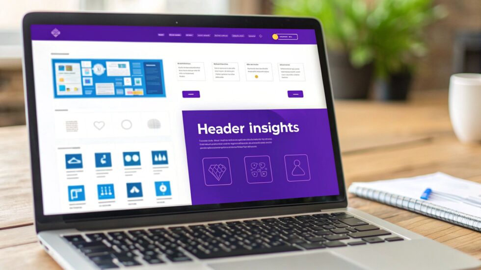 7 Inspiring Header Designs for Websites in 2025 | Divimode